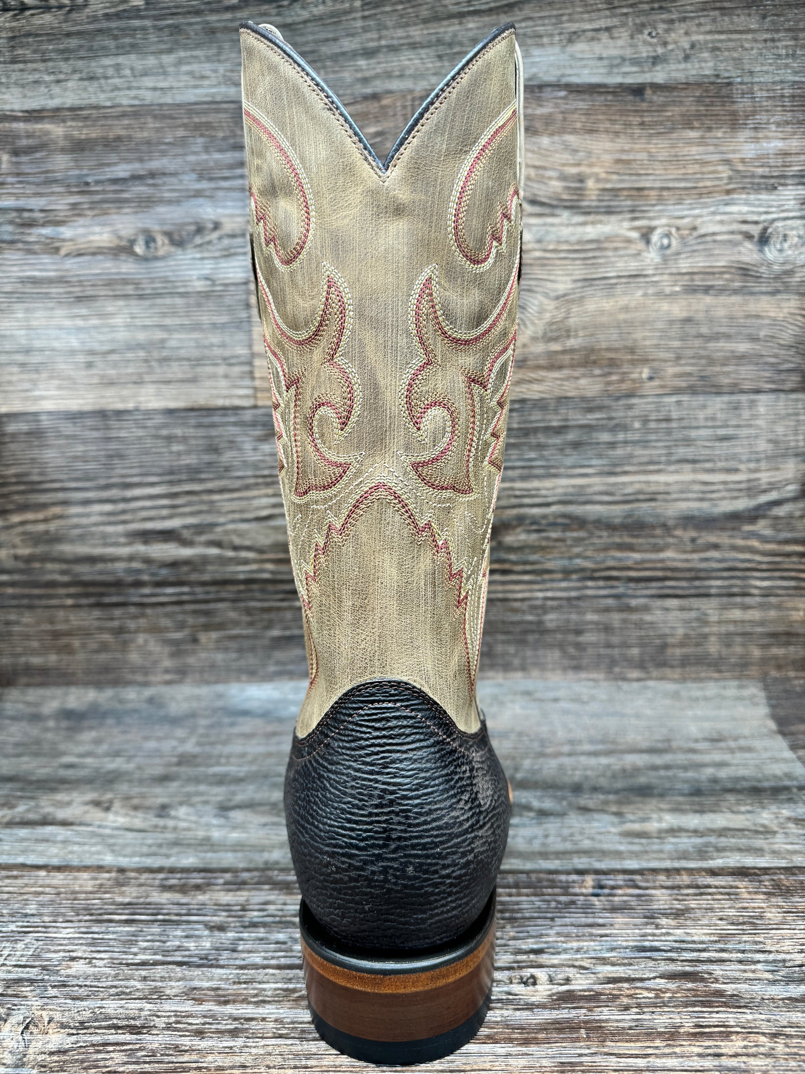 m4333-wf Men's Ryan Sanded Shark Western Boot in Chocolate by Lucchese ...