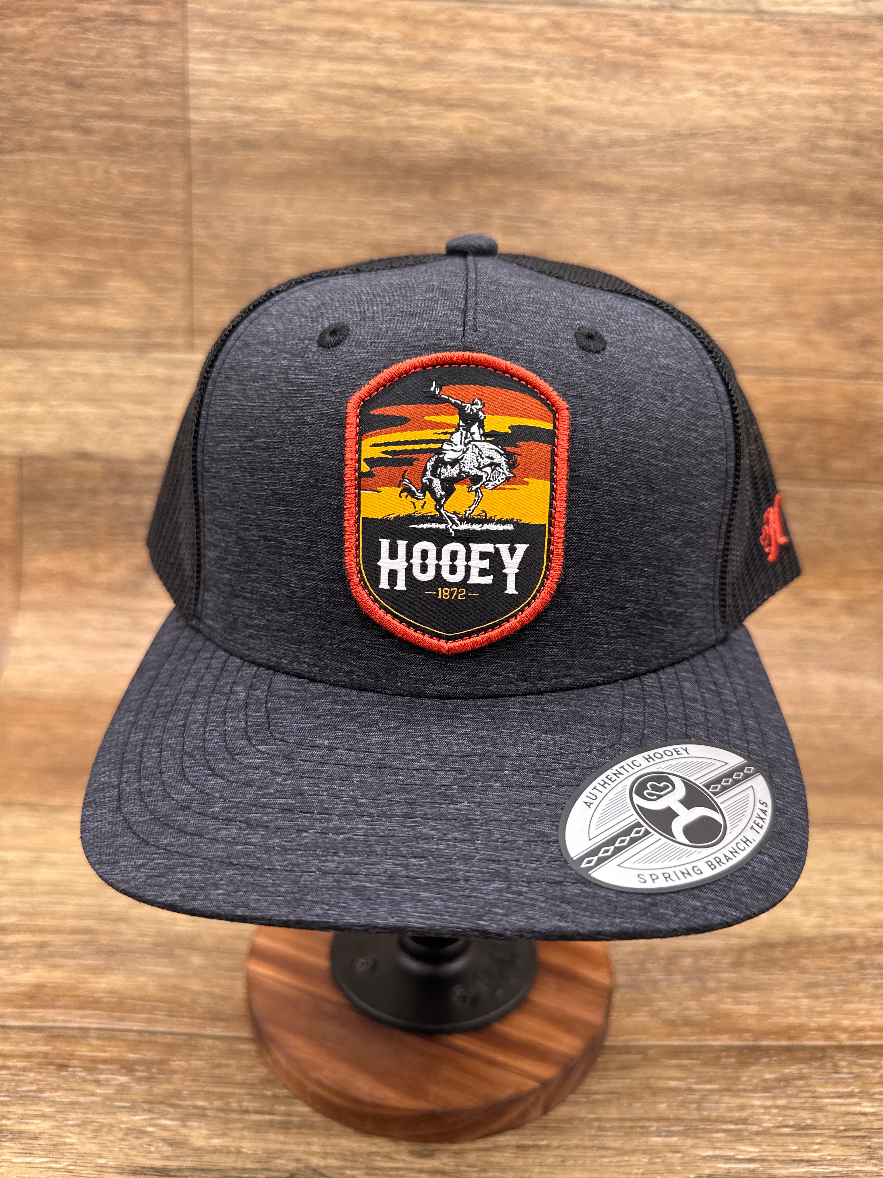 2547T-CHBK Cheyenne Charcoal/Black Cap by Hooey – Rushing Boots
