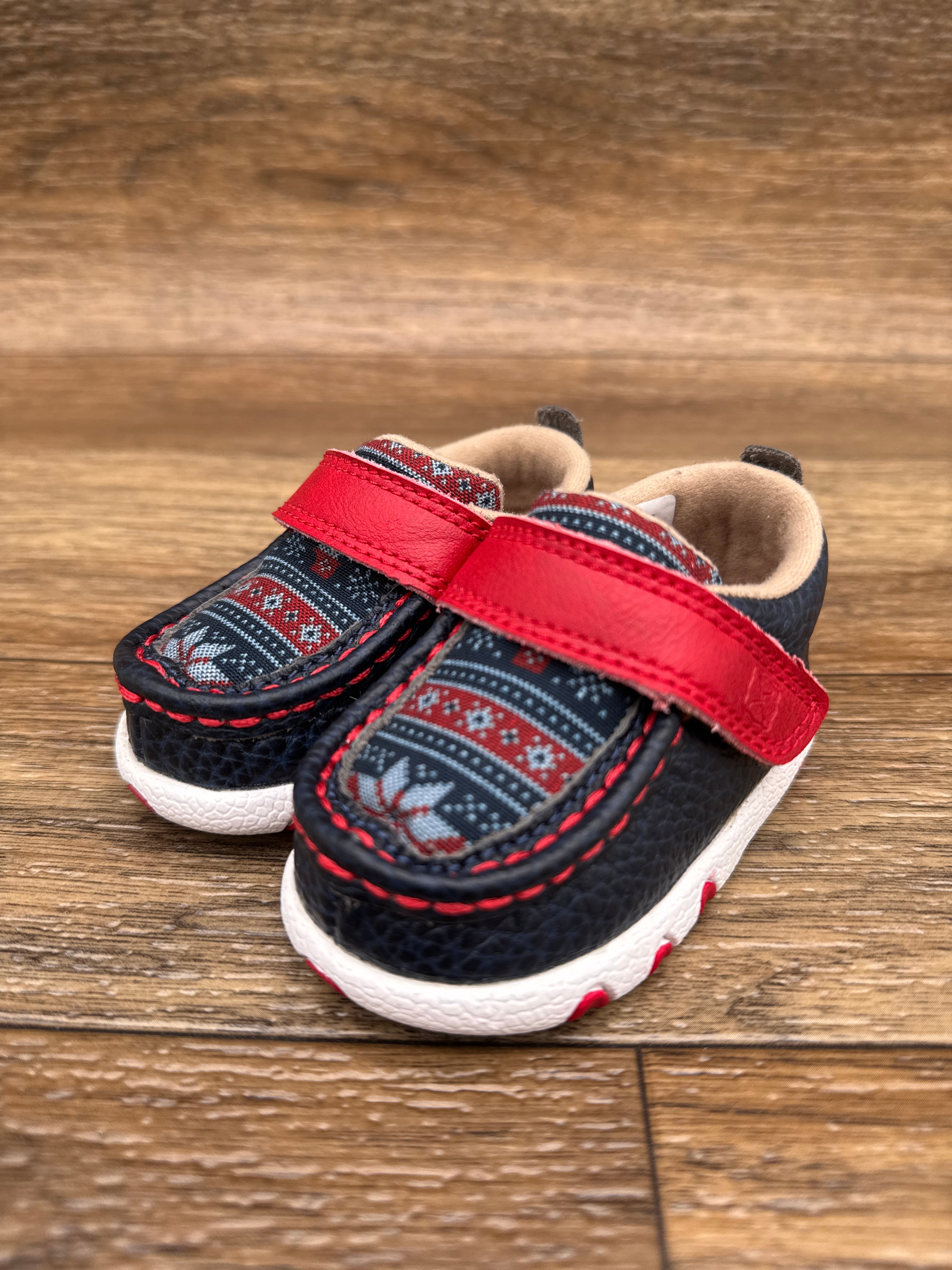 ICA0043 Infant & Toddlers Driving Moc by Twisted X – Rushing Boots