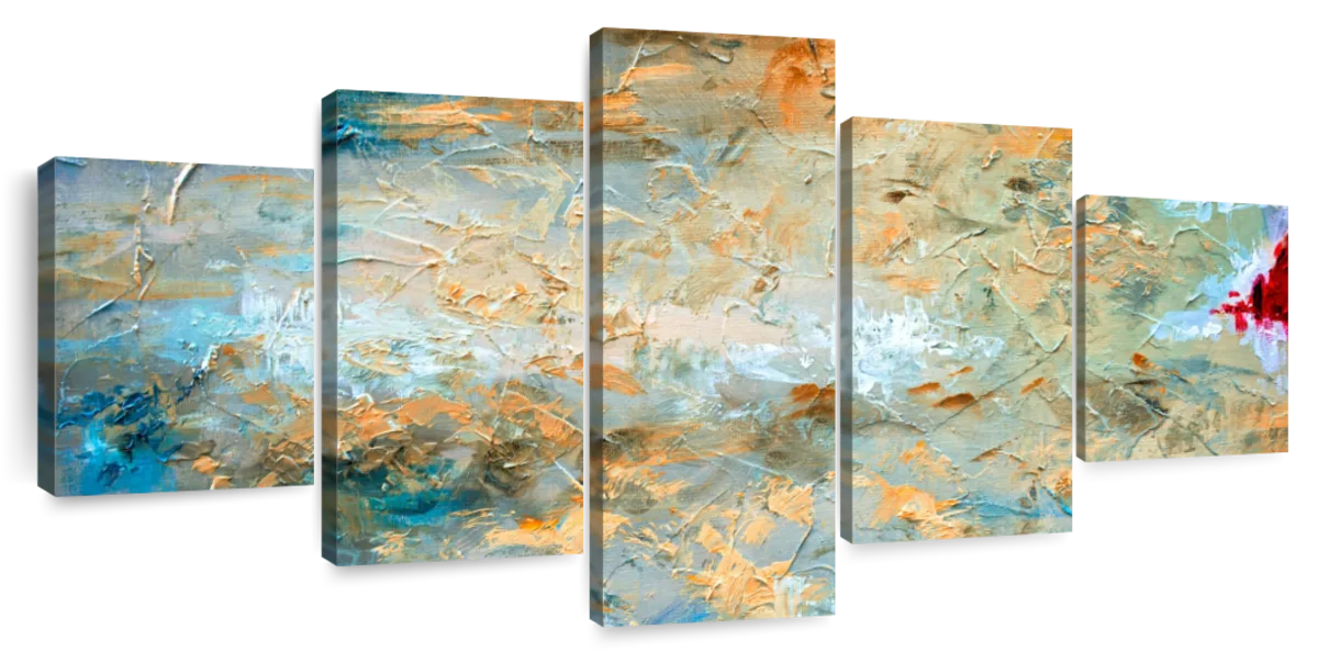 Abstract Strokes Wall Art – Rushing Boots