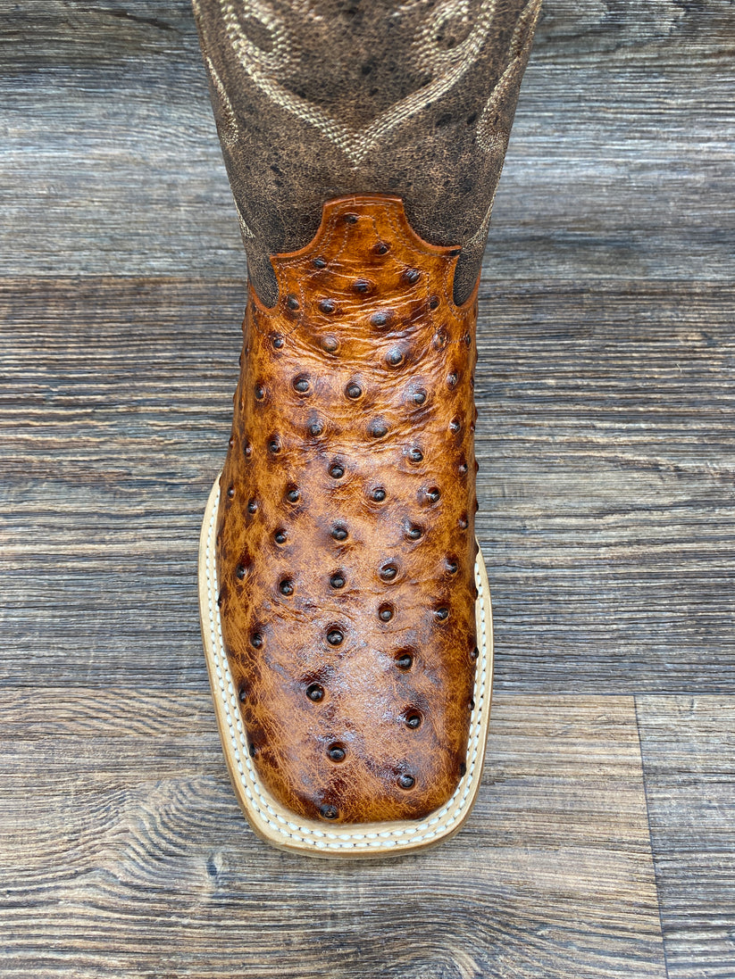 Q6064 Men's Square Toe Full-Quill Print Western Boot by Cowtown ...